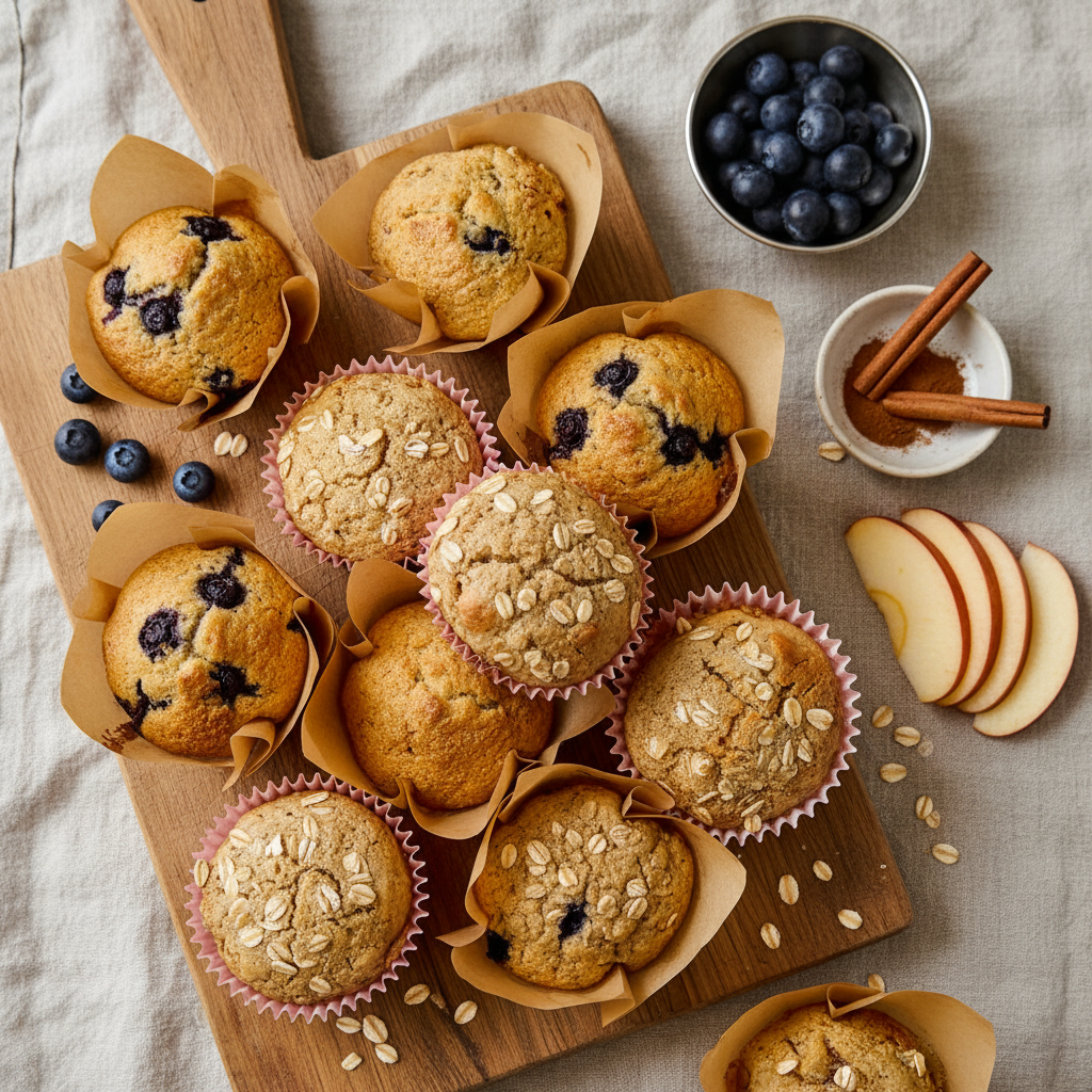 Mega Muffin Base — Blueberry & Apple Cinnamon