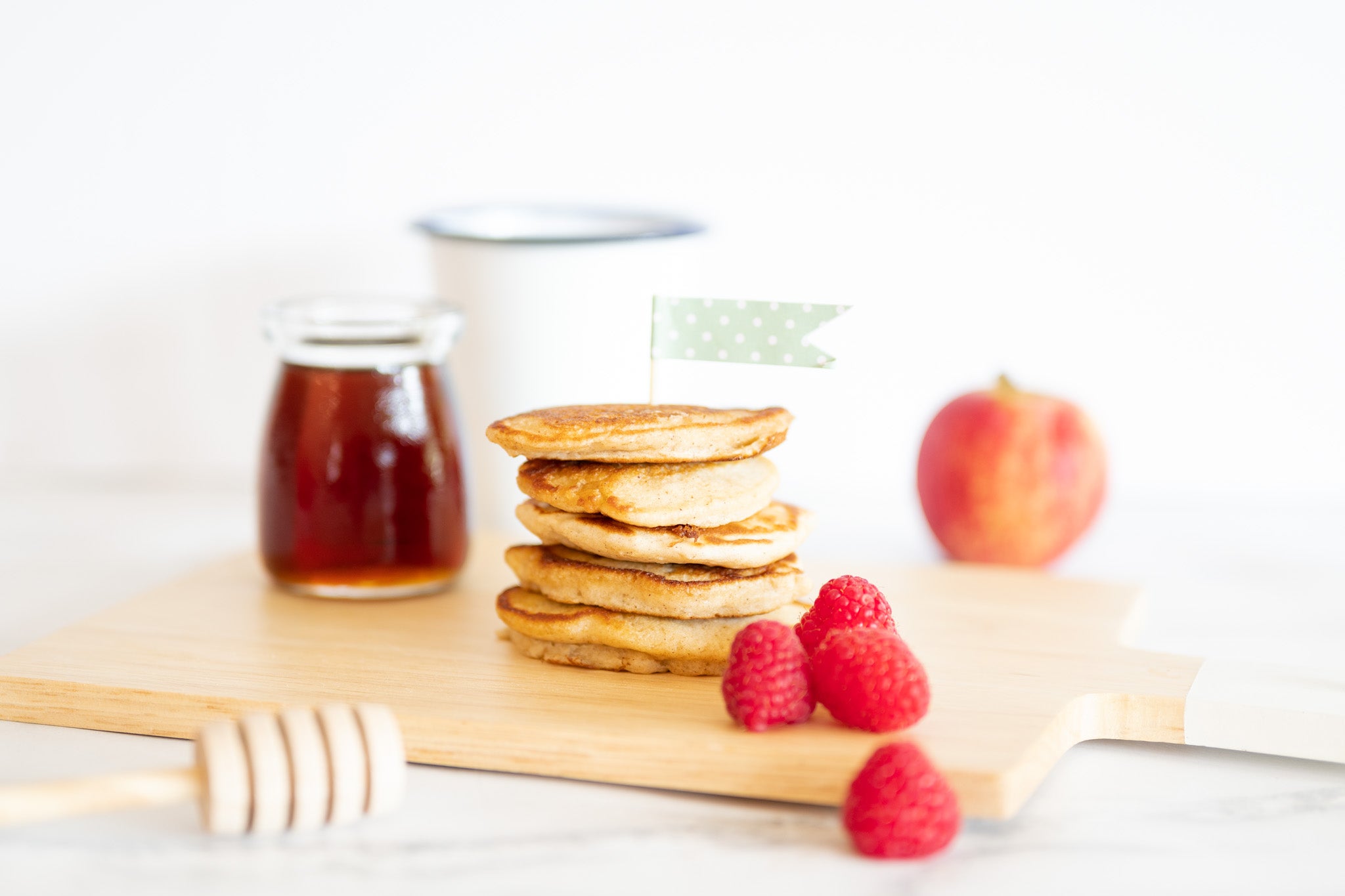 Apple and Cinnamon Pikelets
