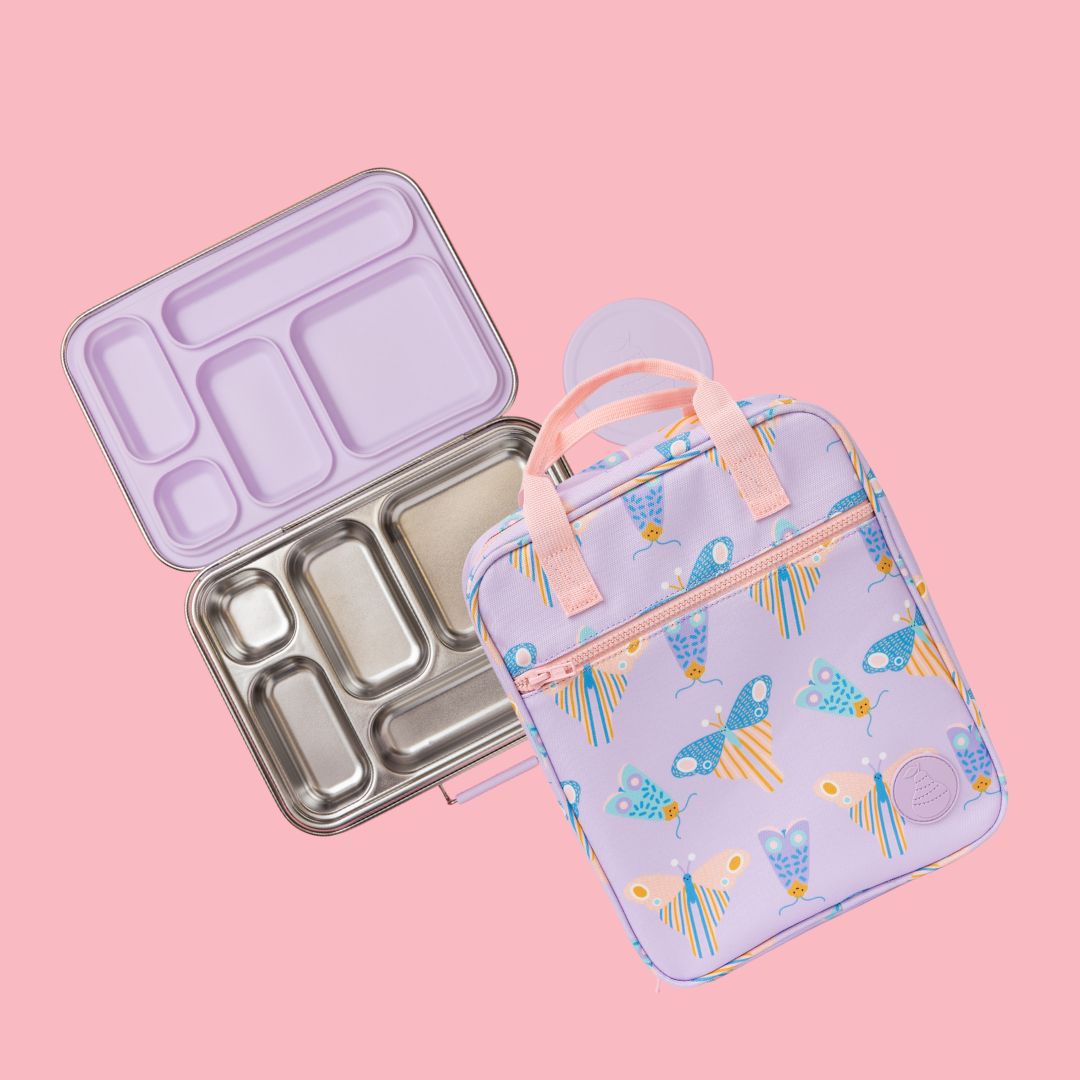Five compartment Lunch Box and Jumbo Bag